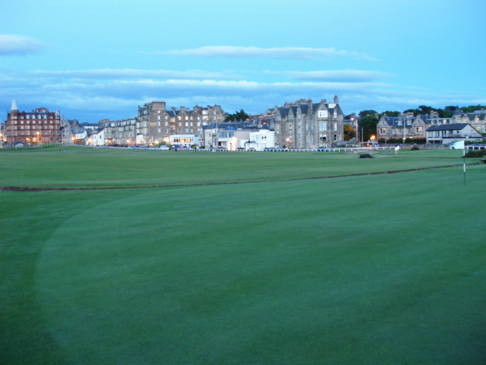 The Old Course at St Andrews in Scotland
